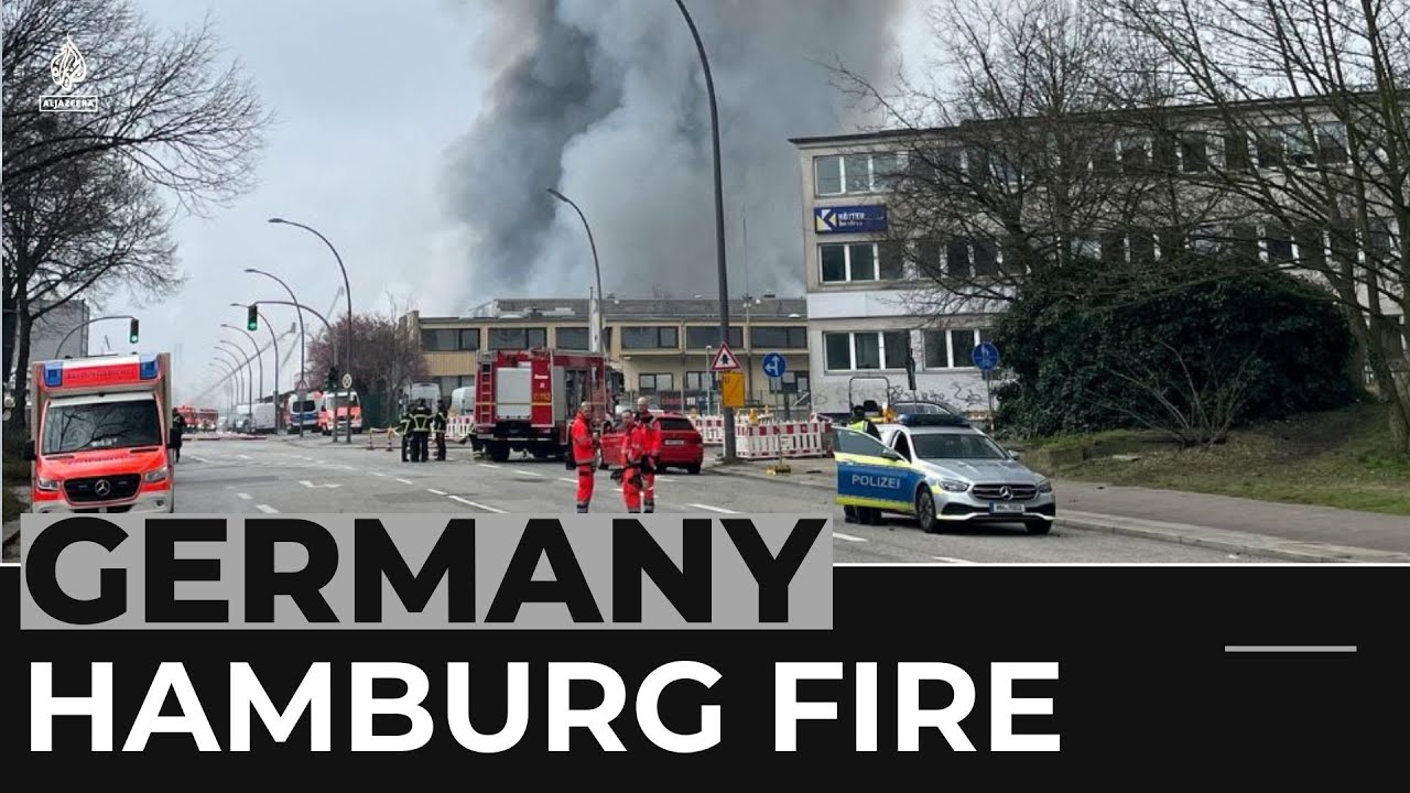 Dozens evacuated as smoke from Hamburg fire halts trains - The Global ...