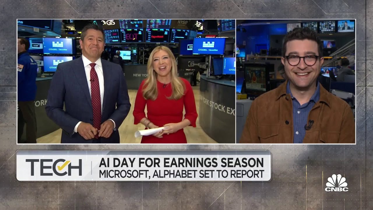 Microsoft and Alphabet's A.I. priority in focus as earnings season ...