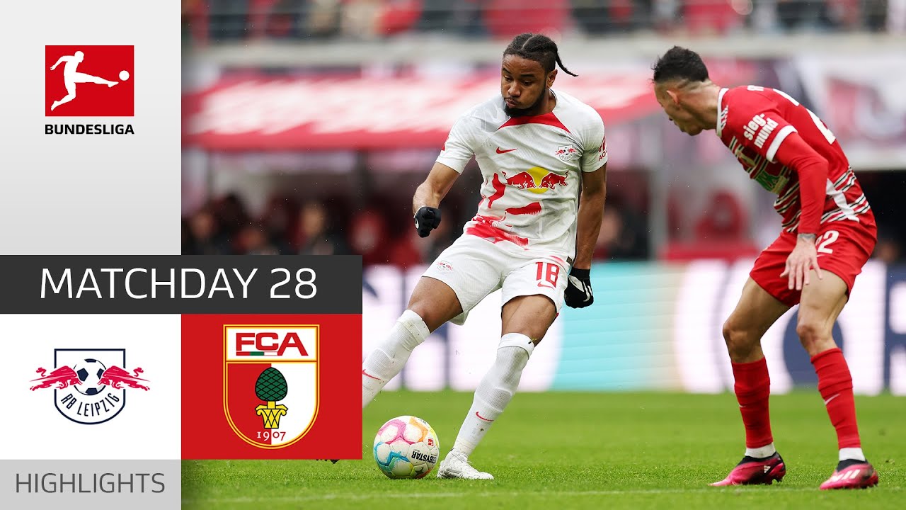Timo-Werner-Show! RB Leipzig - FC Augsburg 3-2 | Highlights | Matchday 28 – Bundesliga 2022/23 ...