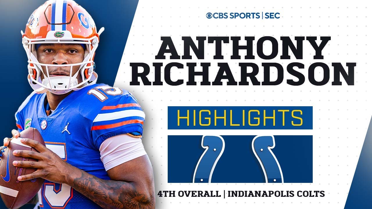 Anthony Richardson: Florida Highlights | 4th Overall Pick In The 2023 ...