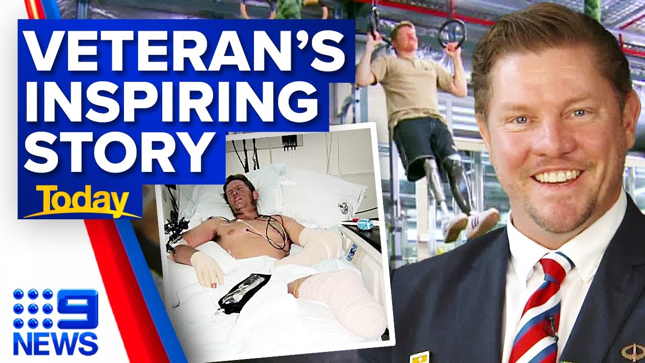 Veteran’s inspirational journey after losing legs in explosion | 9 News ...
