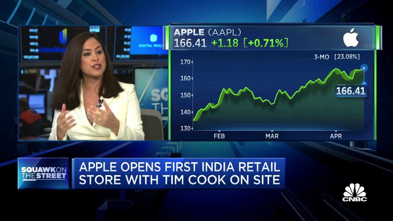 Tim Cook visits India to open their first Apple retail store - The ...