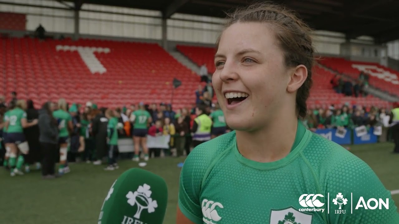 Inside Camp: Brittany Hogan - Ireland v England Post Match - The Global ...