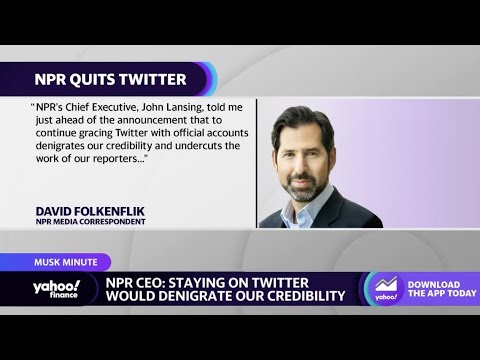 NPR becomes first major U.S. news outlet to quit Twitter under Musk ...