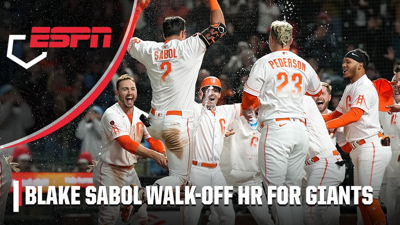 Blake Sabol flips the bat after mashing a walk-off home run for the ...