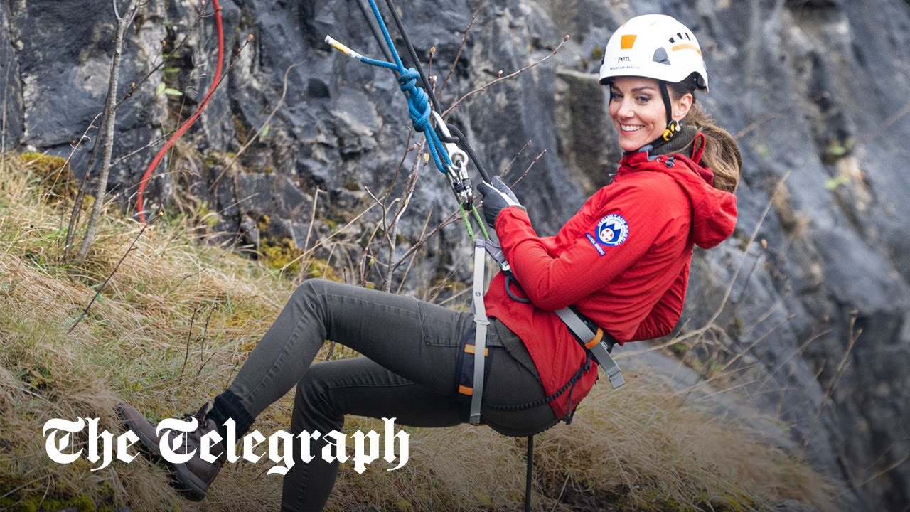 Prince William and Kate abseil down Brecon Beacons cliff - The Global Herald