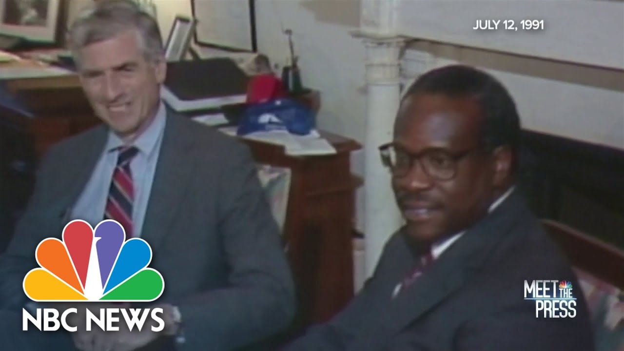 Meet the Press Minute: Clarence Thomas believes in ‘judicial restraint,’ says John Danforth in ...