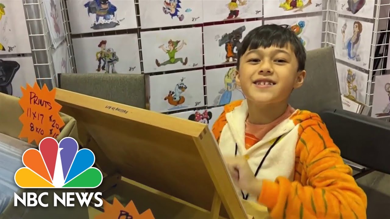 How a 9-year-old artist with autism is inspiring others - The Global Herald