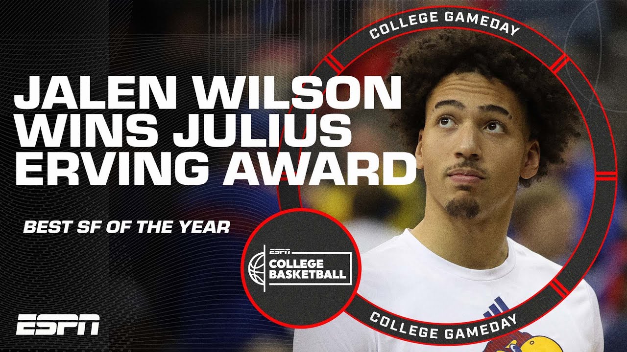 Kansas’ Jalen Wilson recaps season after winning Julius Erving Award ...