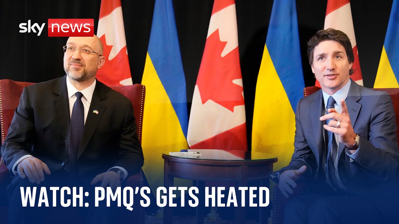 Watch live: Canadian PM Justin Trudeau and Ukrainian PM Denys Shmyhal ...