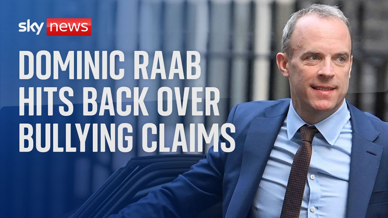 Dominic Raab hits back after resigning over bullying report - The ...