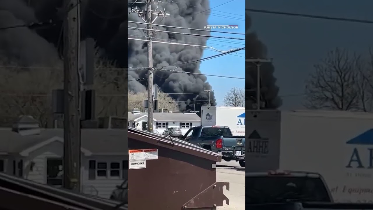 Toxic recycling plant fire in Indiana - The Global Herald