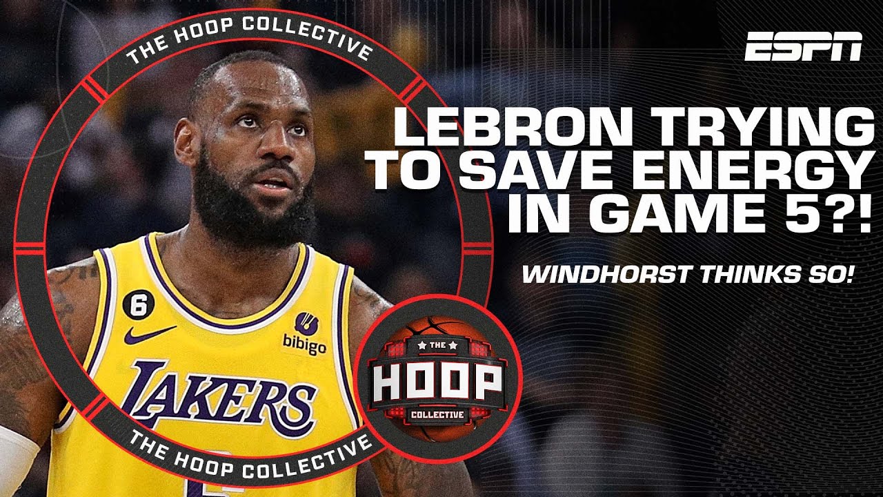 LeBron looked like he was on 'energy conservation mode' in Game 5 ...