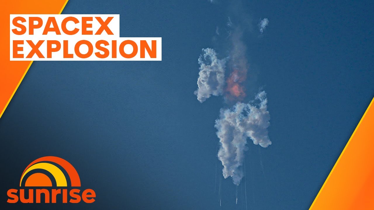 SpaceX's Starship dramatically explodes just minutes after launch - The ...