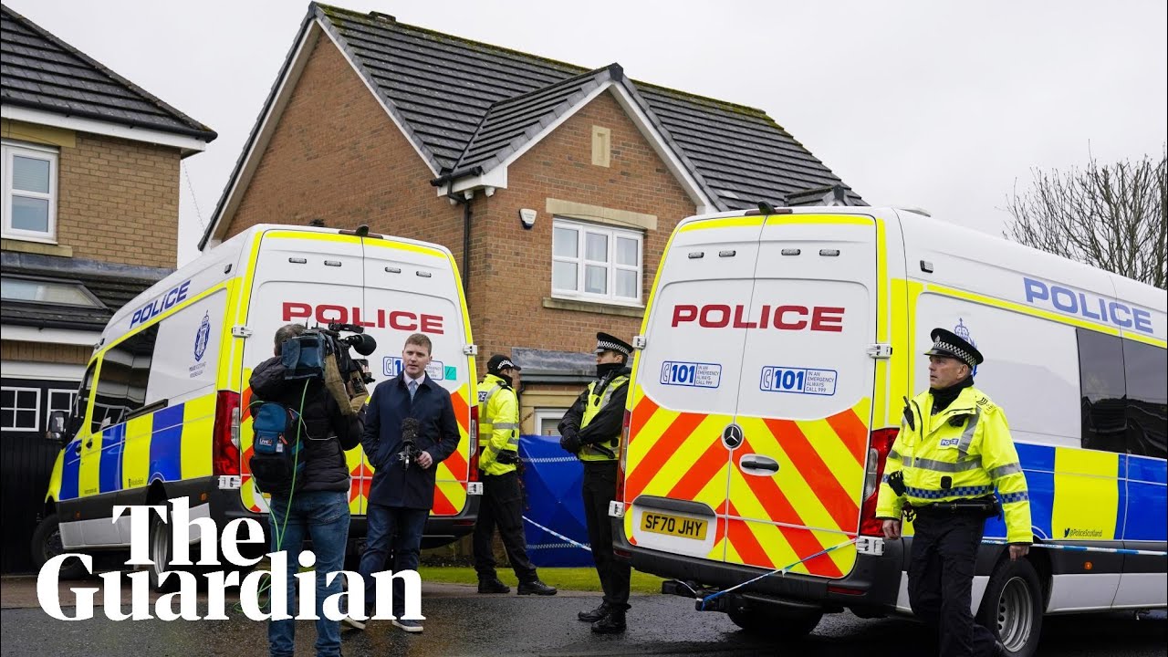 Peter Murrell and Nicola Sturgeon's Glasgow home cordoned off by police ...