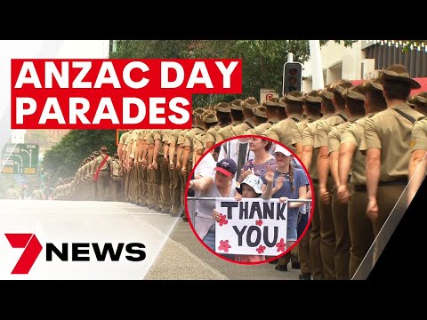 Brisbane crowds honour parade of diggers across the city on Anzac Day | 7NEWS - The Global Herald