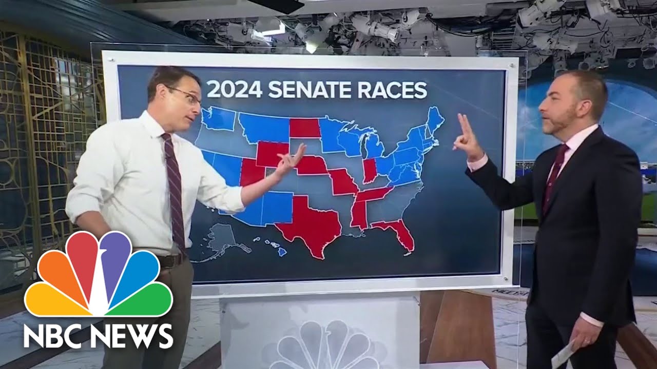 Steve Kornacki and Chuck Todd give an early look at the 2024 Senate map ...