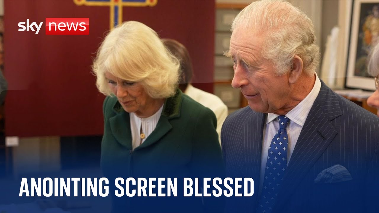 The Coronation Anointing Screen is blessed at the Chapel Royal - The ...