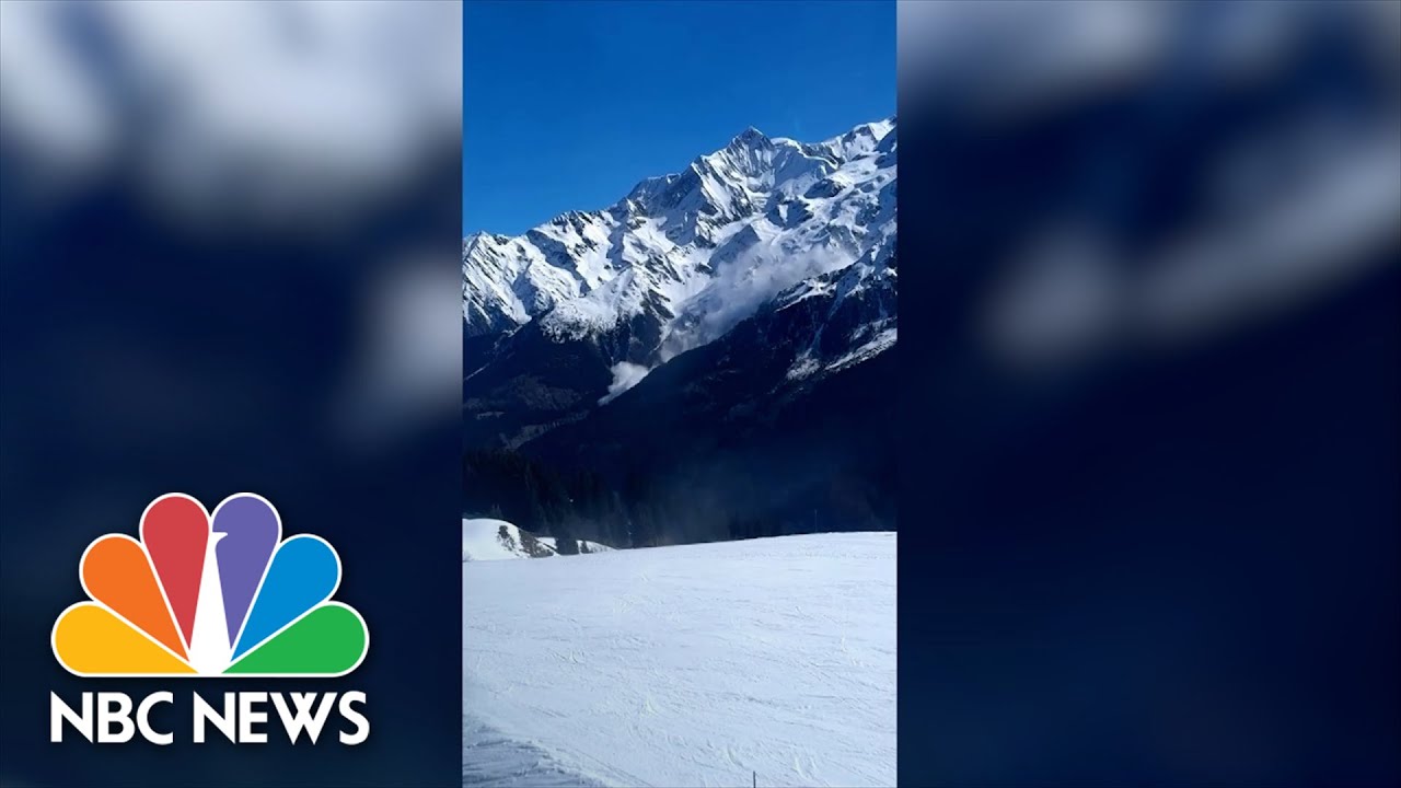 Video captures avalanche in French Alps that left four dead - The ...