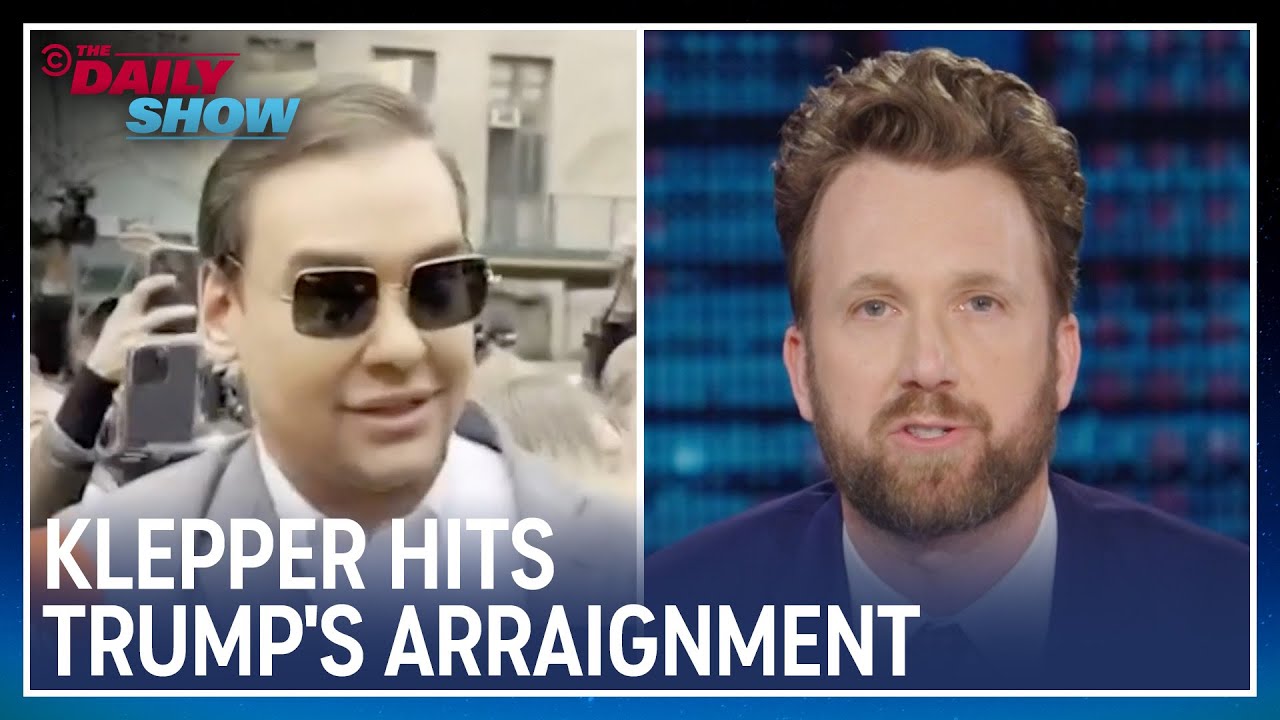 Jordan Klepper Meets George Santos at Trump's Arraignment | The Daily ...
