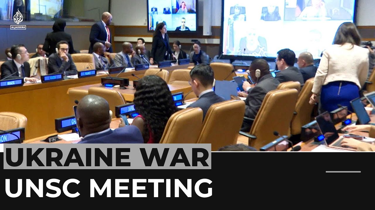 UNSC meeting: Members walk out of Russian-organised assembly - The ...