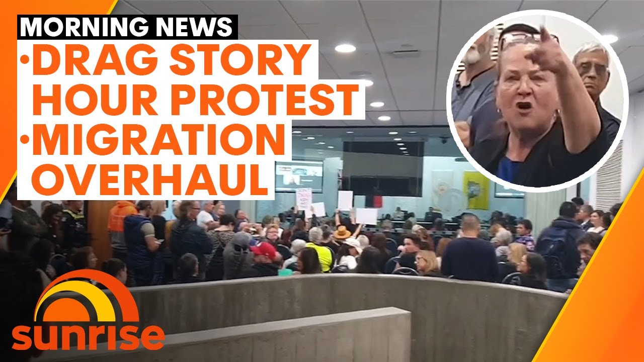 News Update: Protestors clash over drag story hour in Melbourne suburb ...