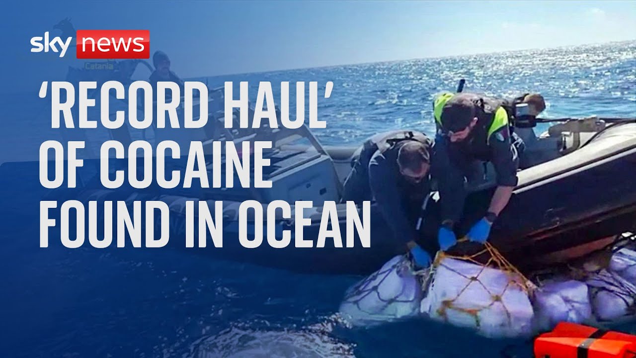 'Record' haul of cocaine found floating in the ocean - The Global Herald