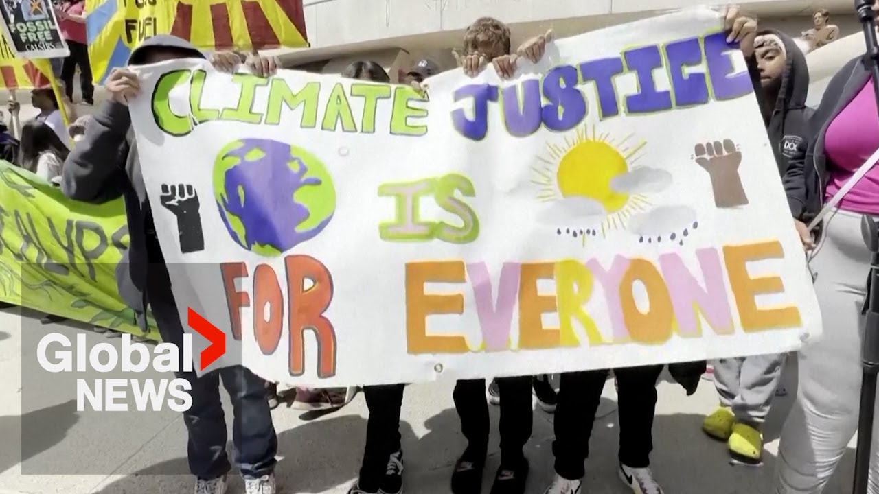 Earth Day 2023: Climate change protesters demand action in US, UK ...