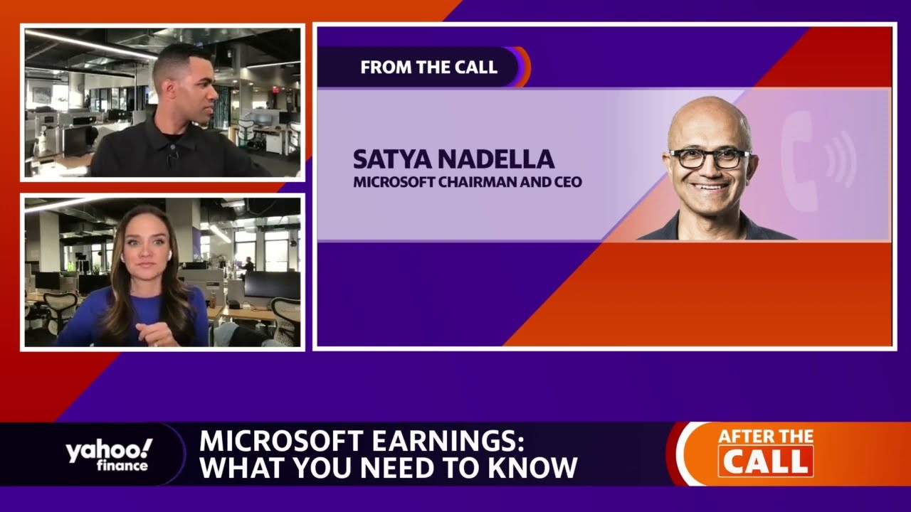 Microsoft earnings: CEO Satya Nadella encouraged by Bing users ...