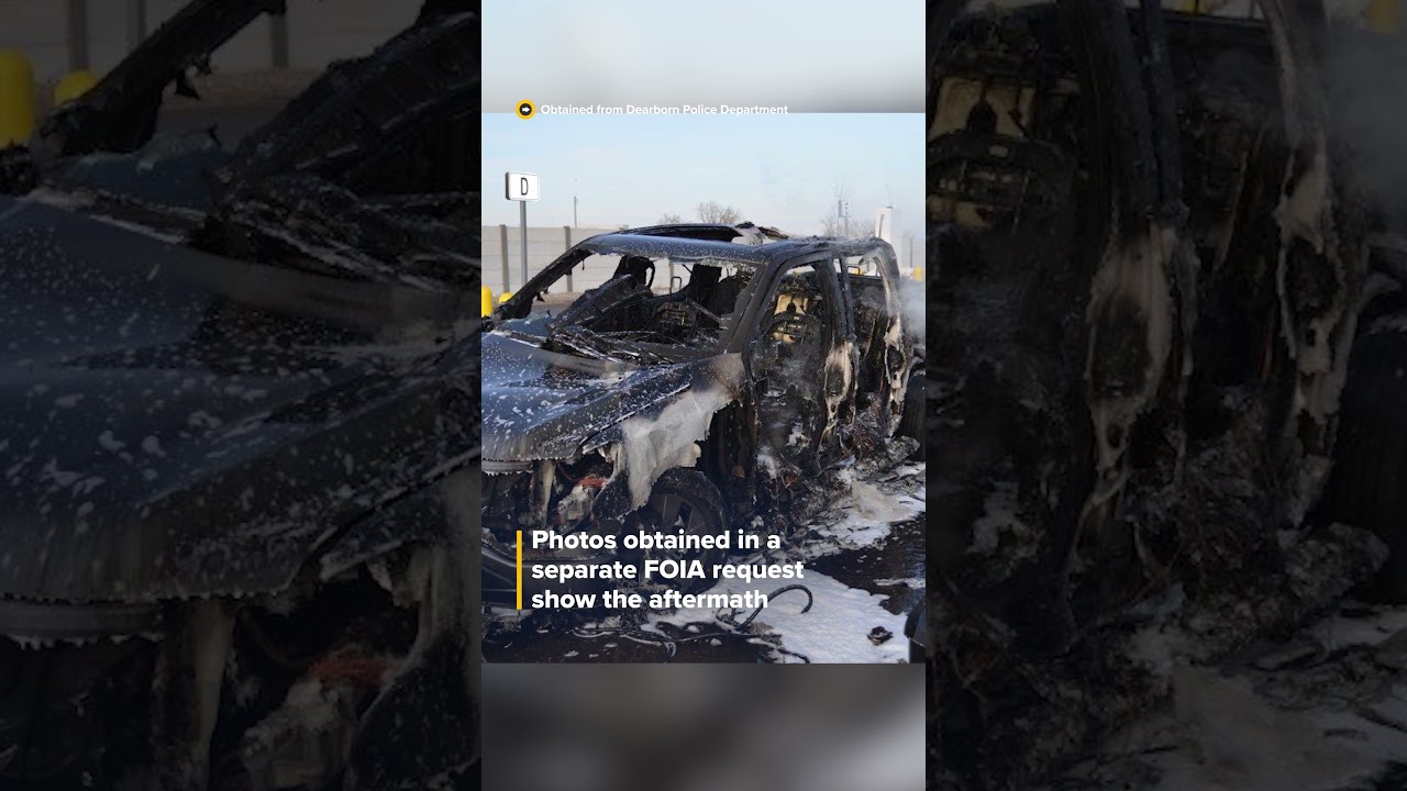New footage shows a fire involving a Ford F-150 Lightning #Shorts - The ...