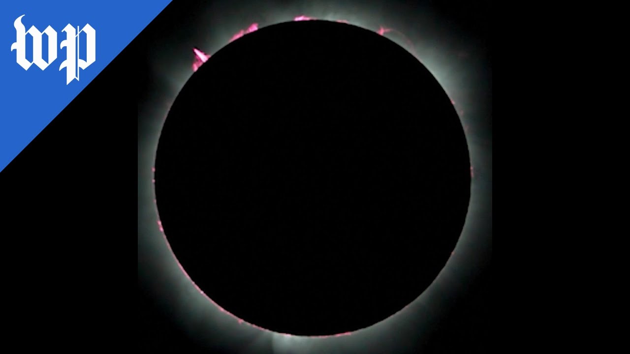 Watch the moment a hybrid solar eclipse reaches totality - The Global ...