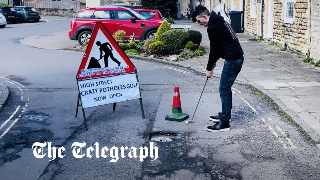 'I set up a pothole crazy golf on my town's high street - I want the ...