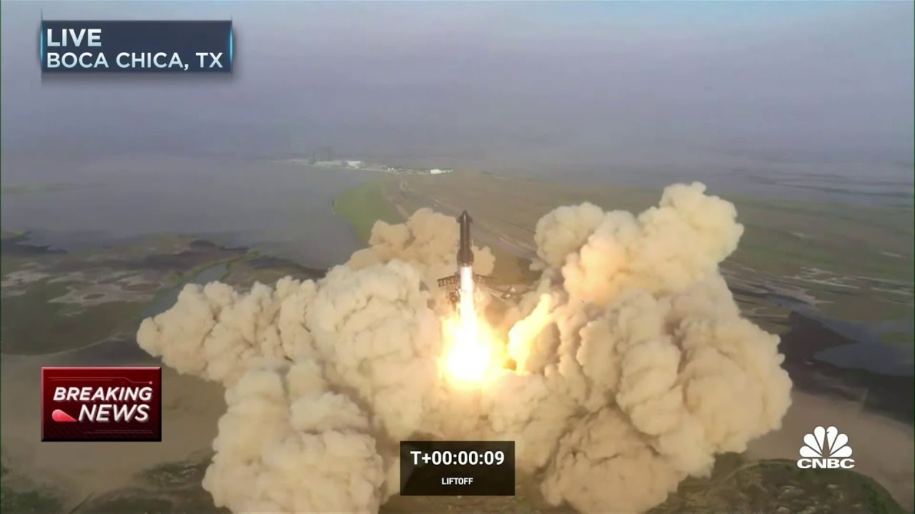 SpaceX 'Starship', the most powerful rocket ever built, blasts off ...