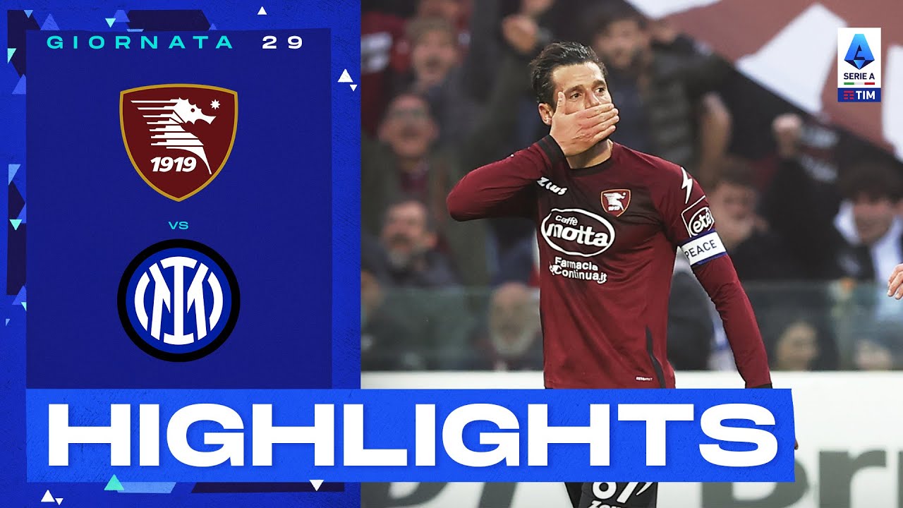 Salernitana-Inter 1-1 | Candreva beffa l'Inter con un eurogol Gol e Highlights | Serie A TIM ...