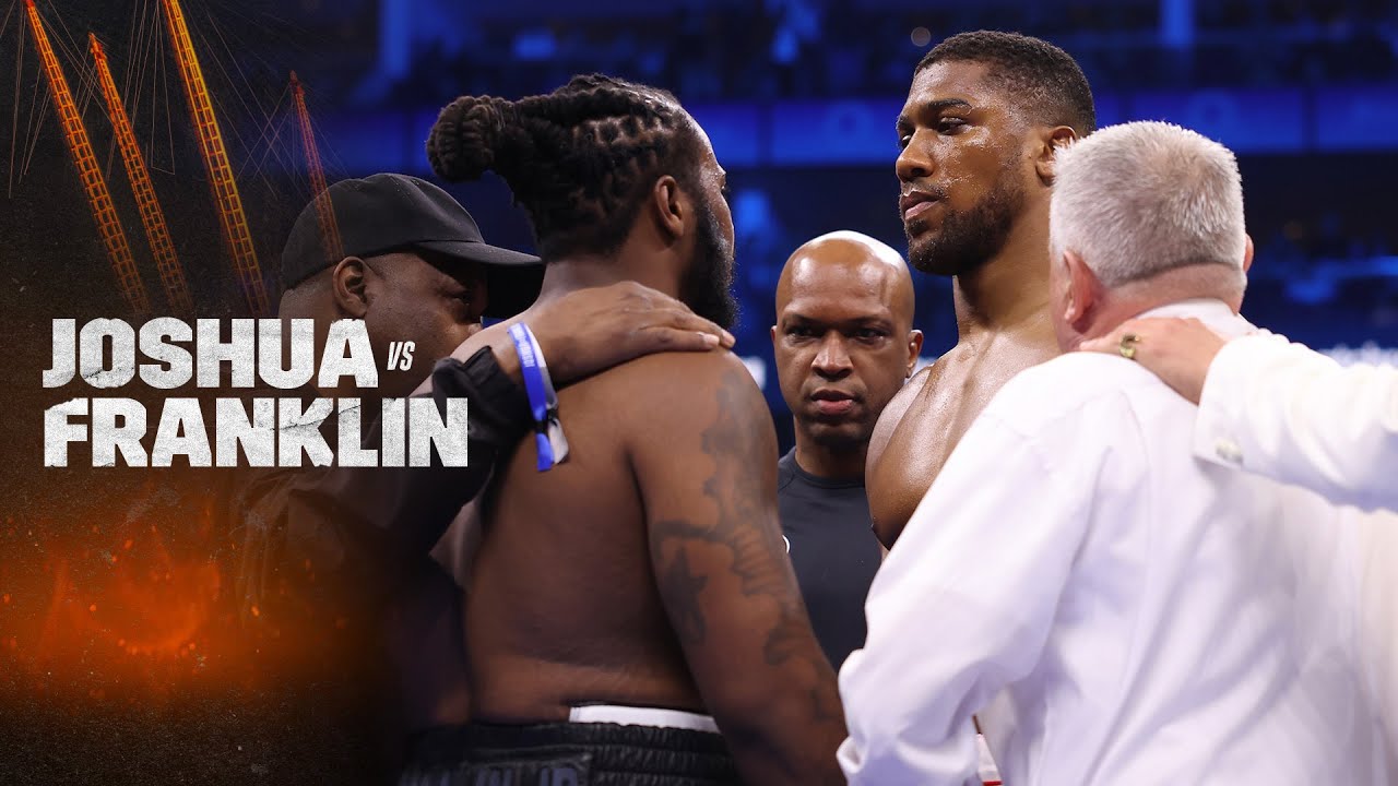 AJ IS BACK | Anthony Joshua vs. Jermaine Franklin Fight Highlights ...
