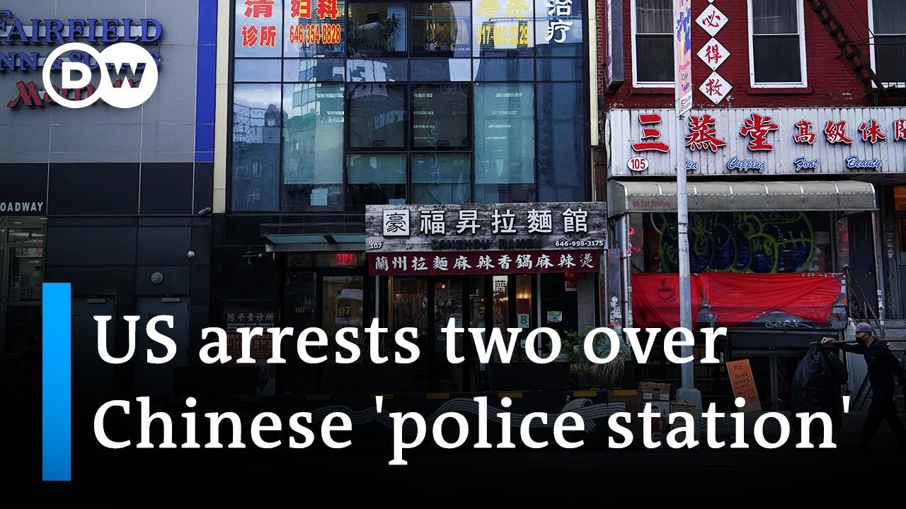 FBI arrests suspects running Chinese 'secret police station' | DW News ...