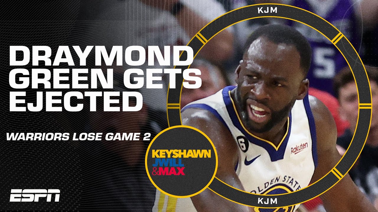 FULL REACTION to Draymond Green's ejection for stepping on Domantas ...