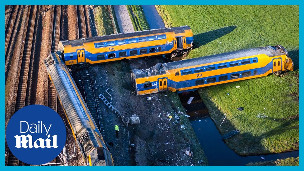 One dead and 30 injured after train derails near The Hague - The Global ...