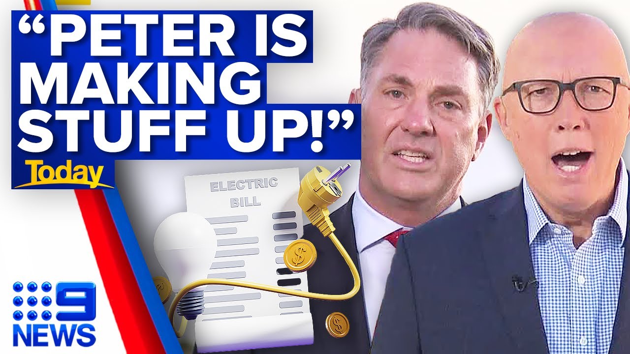 Peter Dutton and Richard Marles clash over rising energy prices | 9 ...