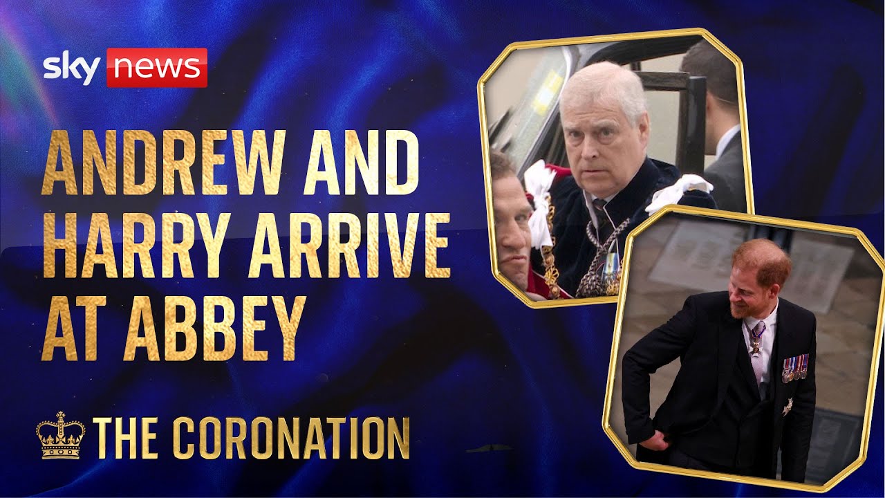 Prince Andrew and Prince Harry arrive at Westminster Abbey - The Global ...