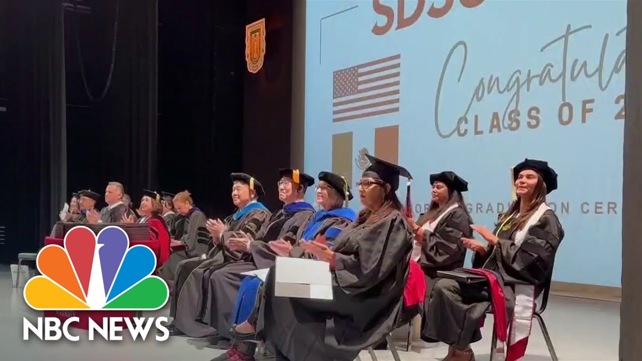 'I'm from both sides': San Diego State hosts graduation ceremony in ...