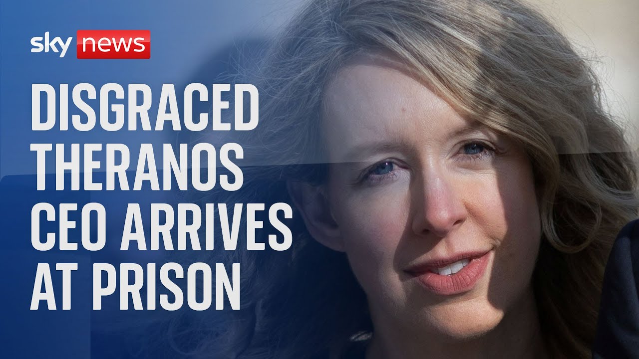Wstch live: Theranos CEO Elizabeth Holmes arrives at Bryan Prison Farm ...