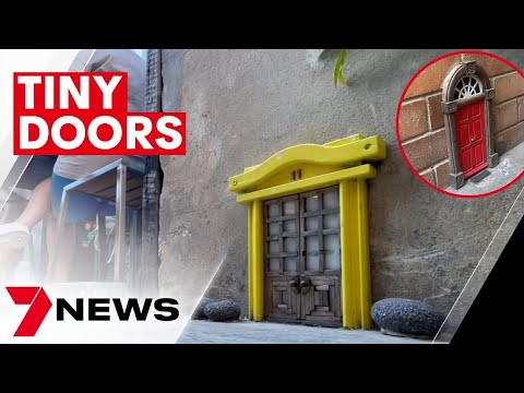 Secret network of tiny doors appearing all over Brisbane | 7NEWS - The ...