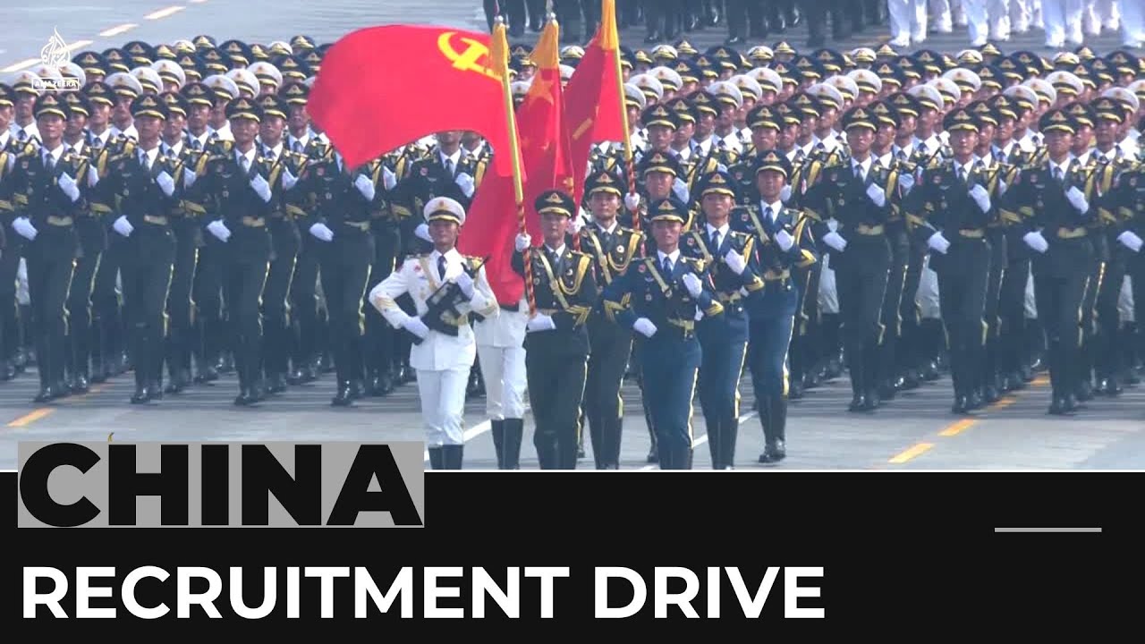 China conscription: Recruitment drive to encourage new soldiers - The ...