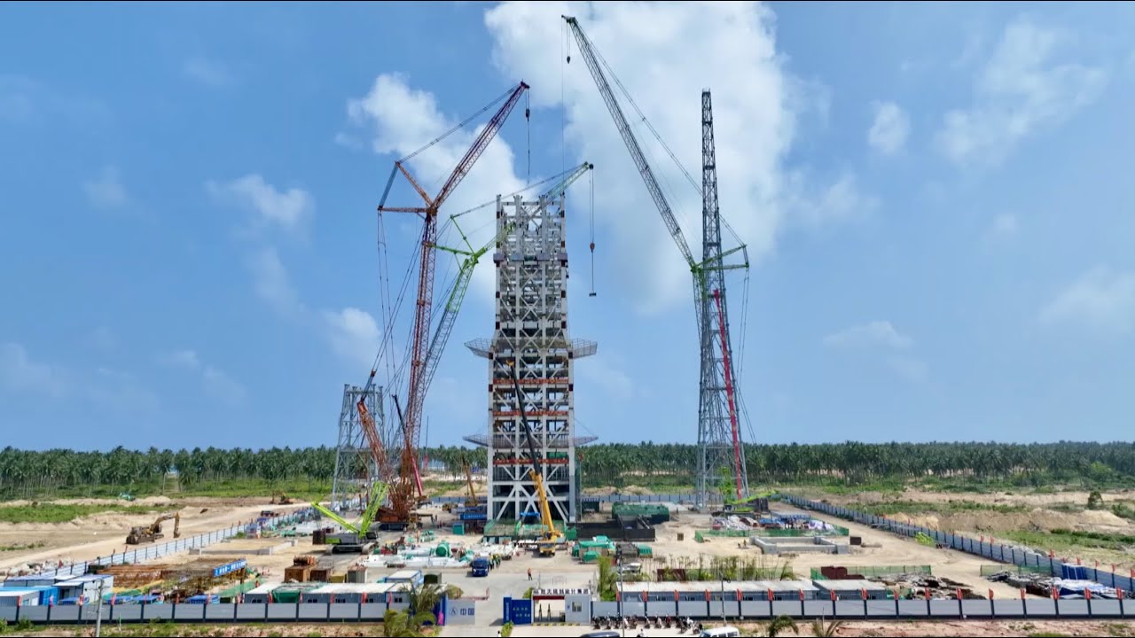 China's first commercial aerospace launch site under construction - The ...