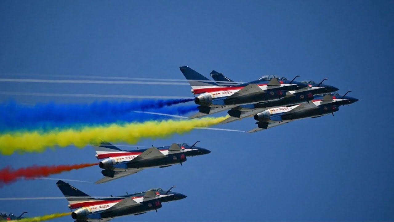 Chinese aerobatic team debuts overseas with newly commissioned jets ...