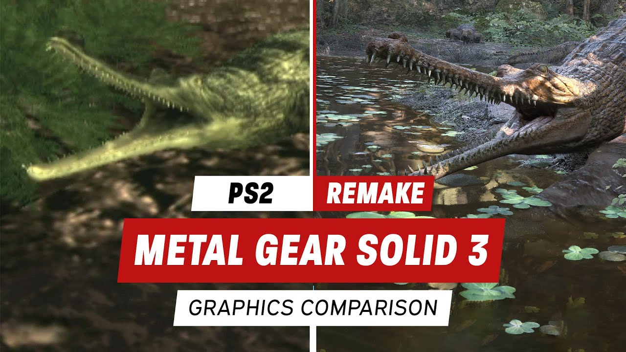 Metal Gear Solid 3 (PS2) vs Metal Gear Solid 3 Remake (Delta Snake ...