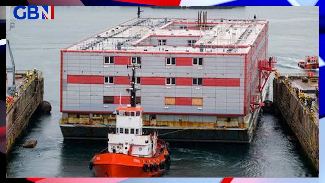 Migrant barge arrives in Falmouth | 'local councillors are saying it ...