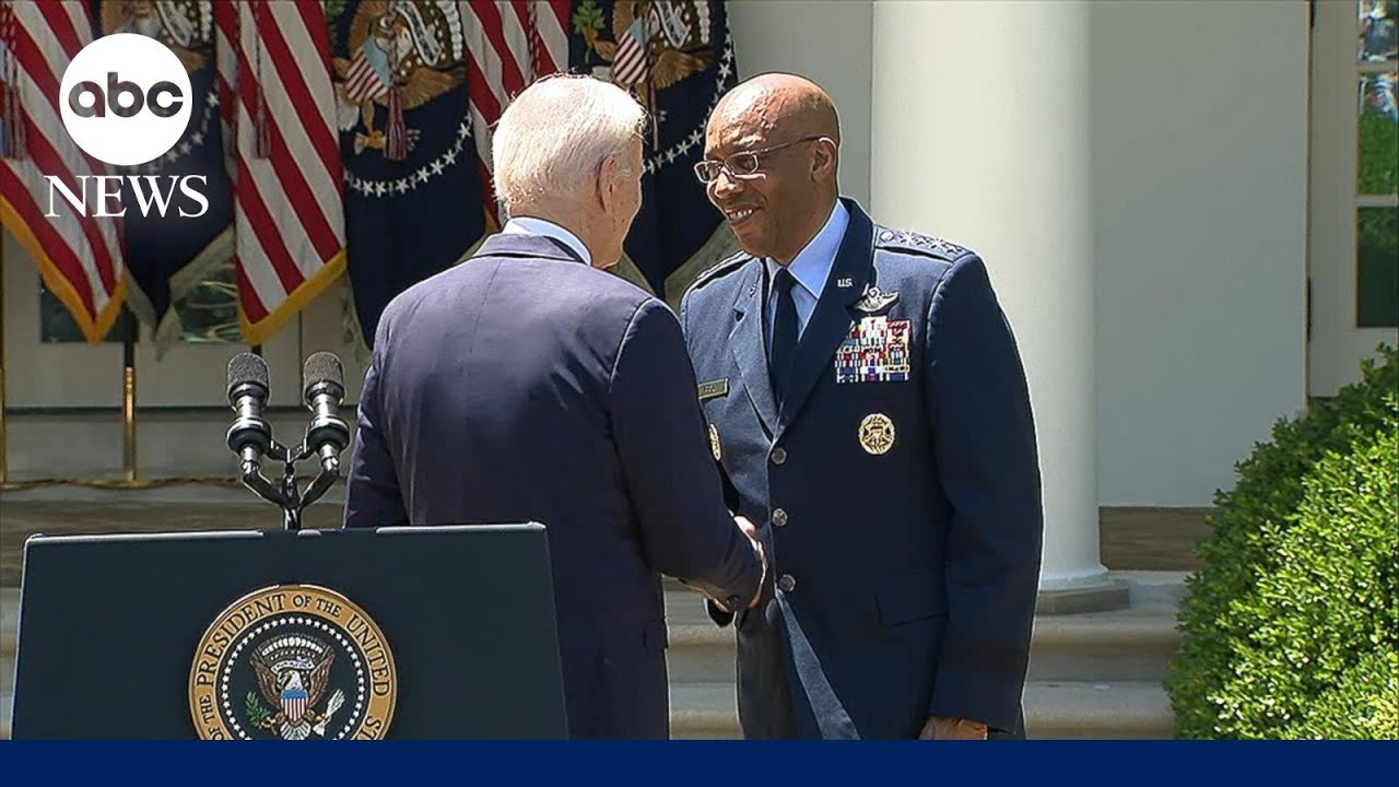 Biden nominates Air Force general as next head of Joint Chiefs of Staff ...