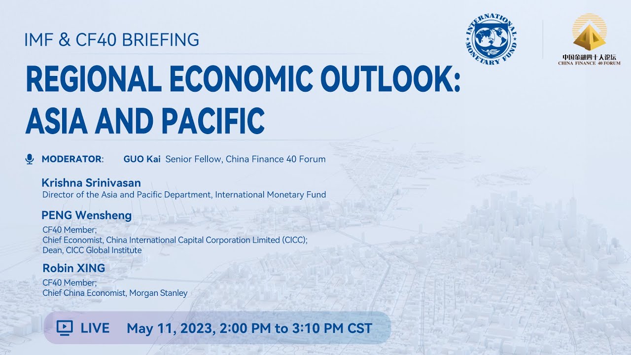 Live: IMF & CF40 provide economic outlook for Asia-Pacific region - The ...